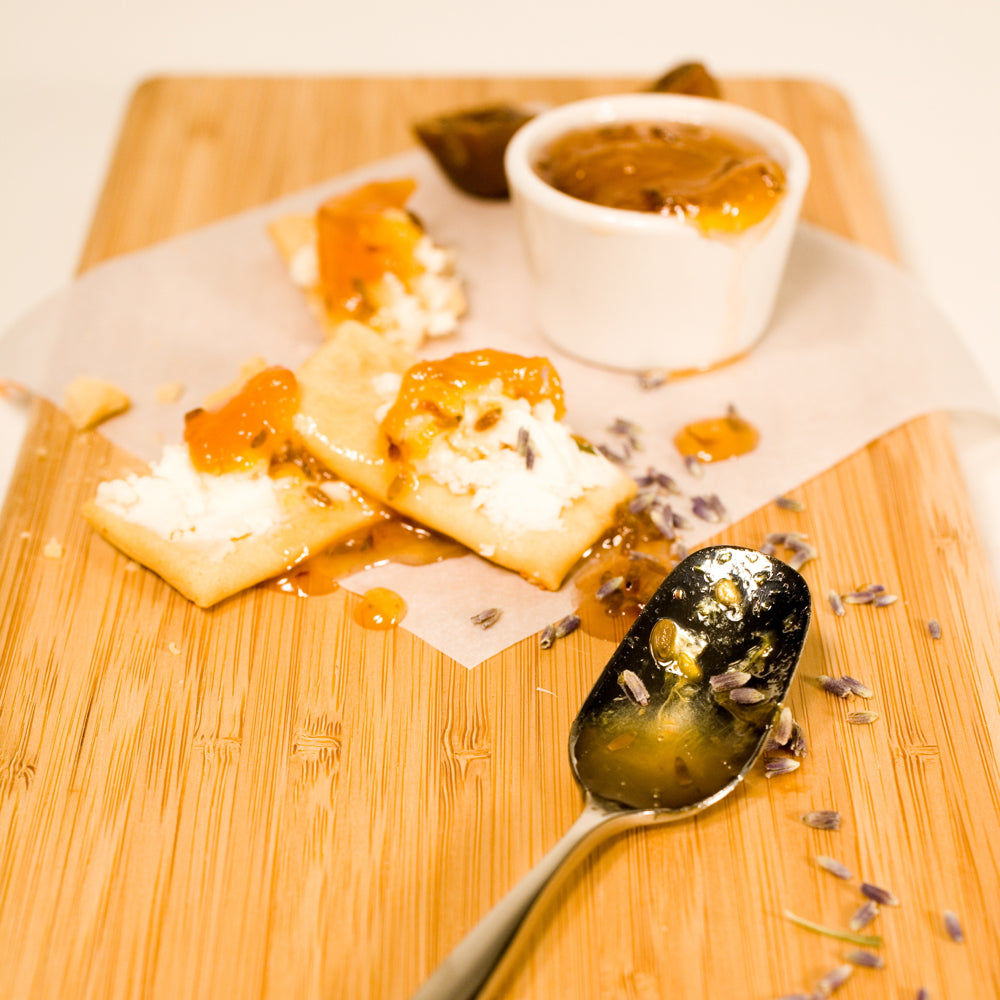 Peach with Lavender – Lemon Bird Preserves